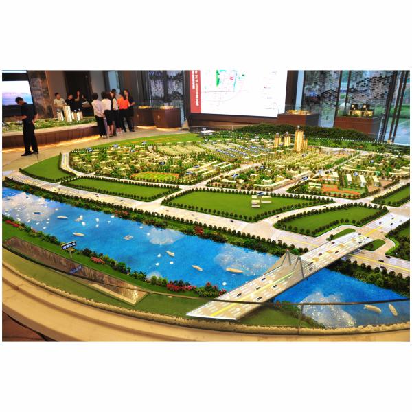 Quality 1:100 Models Architectural Building Scale Model Residential Waterfront for sale
