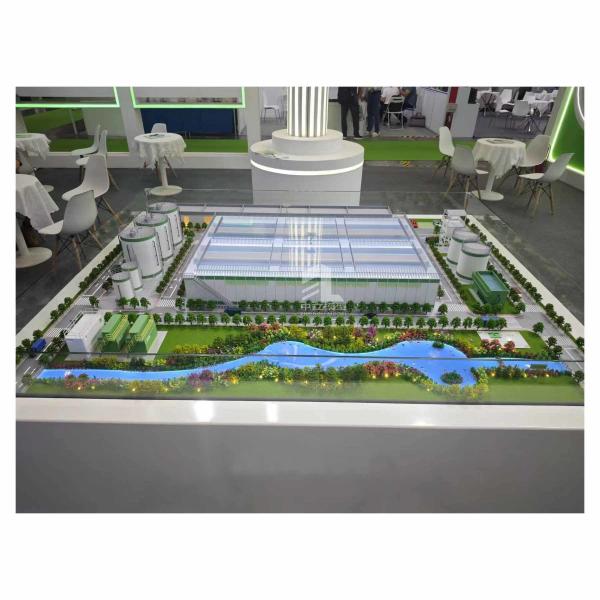 Quality 1:100 Water Treatment Plant Model Architectural Model Of Sewage Treatment Plant for sale