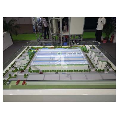China 1:100 Water Treatment Plant Model Architectural Model Of Sewage Treatment Plant for sale