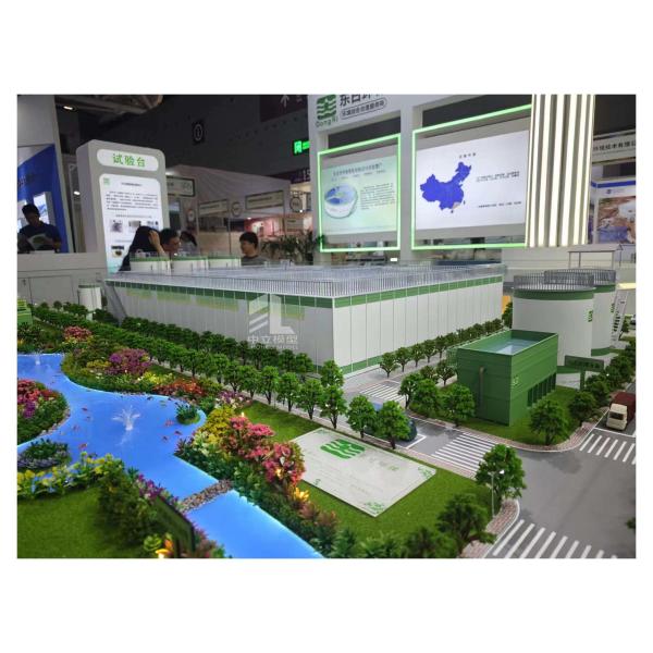 Quality 1:100 Water Treatment Plant Model Architectural Model Of Sewage Treatment Plant for sale
