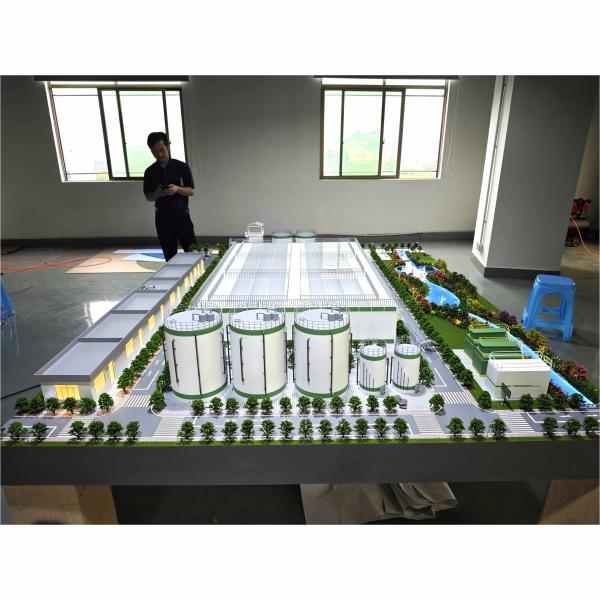 Quality 1:100 Water Treatment Plant Model Architectural Model Of Sewage Treatment Plant for sale