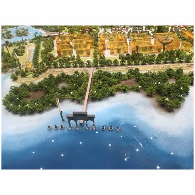 China Coastal Landscape Architectural Models 1:100 Architecture Model Accurate for sale