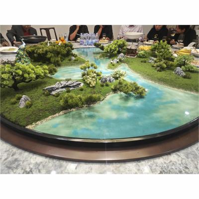 China Dining Table Landscape Scale Model 1:150 Architecture Landscape Model for sale