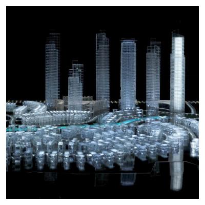China Cityscape Architectural Scale Model High Rise Towers Scale Model For Architecture for sale