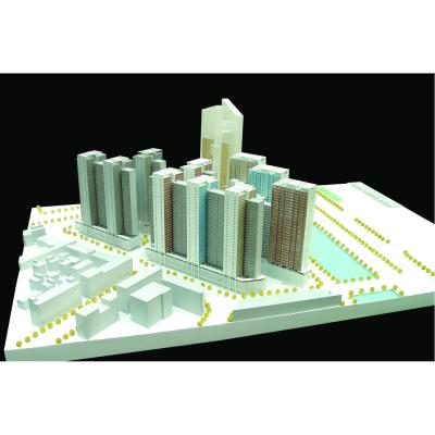 China Cityscape Architectural Scale Model High Rise Towers Scale Model For Architecture for sale