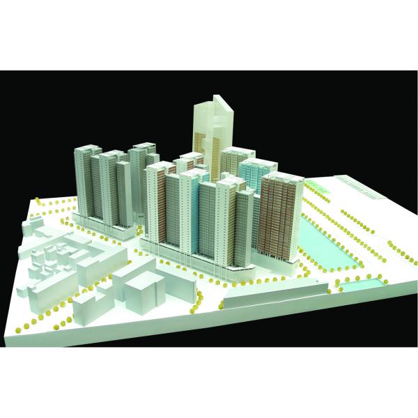 Quality Cityscape Architectural Scale Model High Rise Towers Scale Model For Architectur for sale
