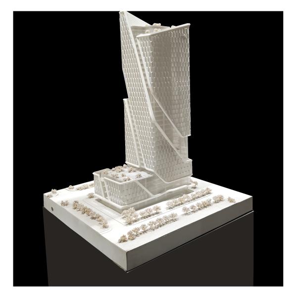 Quality Skyscraper Architecture Miniature Models Dynamic Design 1:100 Architecture Model for sale