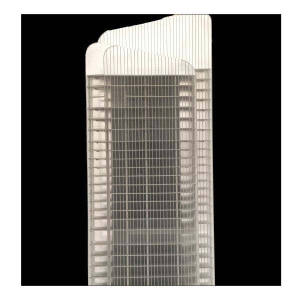 Quality Modern N Scale Skyscraper Curved Facade 1:100 Architecture Model for sale