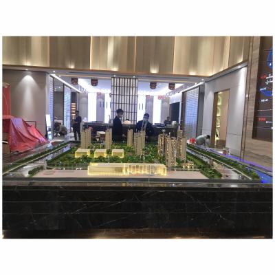 China Multiple Building Architecture Models With Integrated Landscaping And Lighting for sale