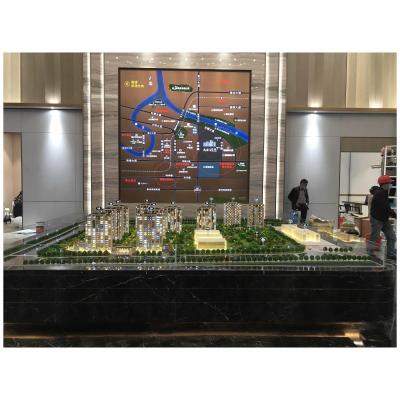 China Multiple Building Architecture Models With Integrated Landscaping And Lighting for sale