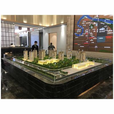 China Multiple Building Architecture Models With Integrated Landscaping And Lighting for sale