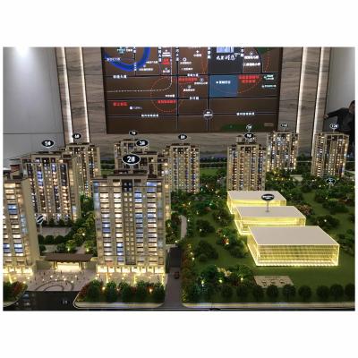 China Multiple Building Architecture Models With Integrated Landscaping And Lighting for sale
