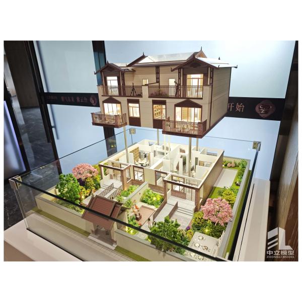 Quality Residential Miniature Architectural Models 1:150 Scale Model Villa for sale