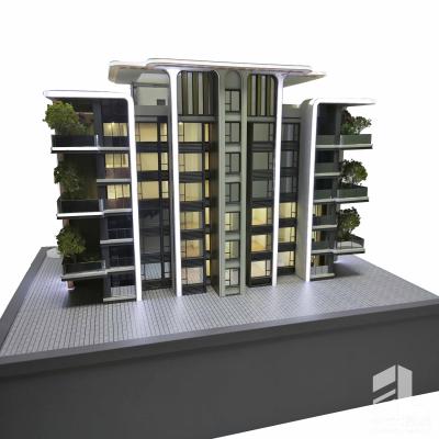 China Residential 1:100 Scale Buildings With Lighting Landscaping Models Architectural for sale