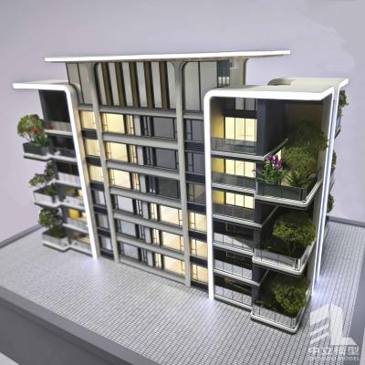 China Residential 1:100 Scale Buildings With Lighting Landscaping Models Architectural for sale