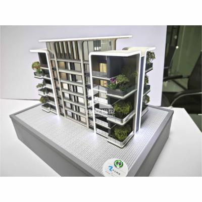 China Residential 1:100 Scale Buildings With Lighting Landscaping Models Architectural for sale