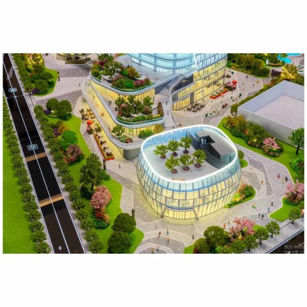 Quality 1:100 Architectural Scale Model Urban Development With Parks And Water Features for sale