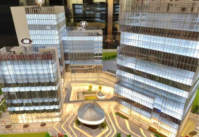 Architectural scale model - commercial complex