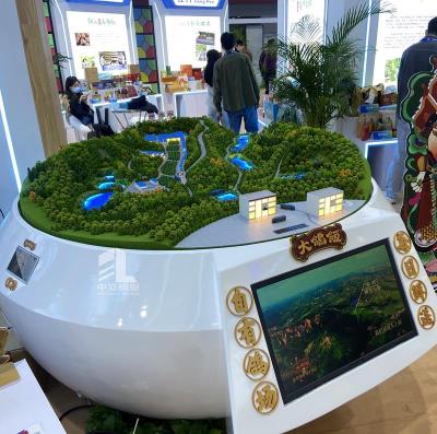China LED Architecture Topography Model 1:100 Topography Architecture Model for sale