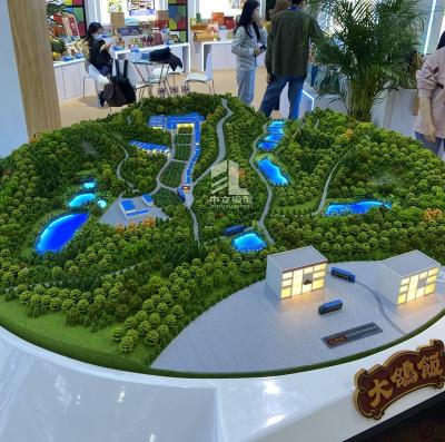 China LED Architecture Topography Model 1:100 Topography Architecture Model for sale