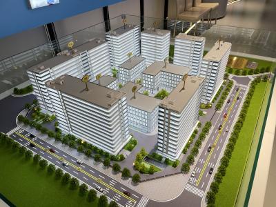 China 1:150 Building Architecture Models Urban Style Modern Architectural Models for sale