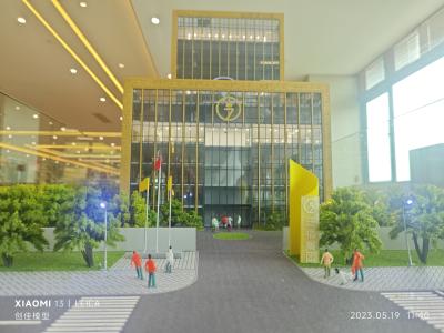 China Commercial Office 1:150 Scale Model Modern With Landscaping And Road Design for sale