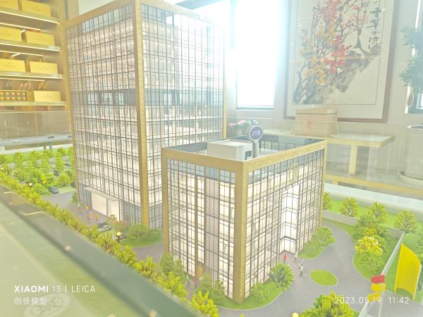 Quality Commercial Office 1:150 Scale Model Modern With Landscaping And Road Design for sale