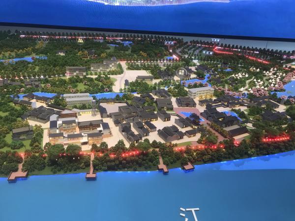 Quality 1:150 Traditional Chinese Ancient Town Model Architectural Customized for sale