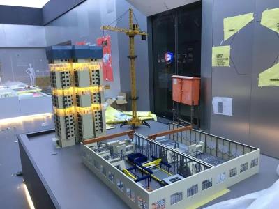 China Prefabricated Building Scale Models 1:150 Construction Site Model Architecture for sale