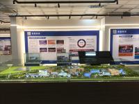 China 1:150 Scale University Campus Architectural Model with LED Lighting and Custom Base - 30 Day Production for sale