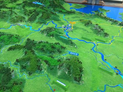 China 1:500 Regional Topography Model Architecture Hydrology Model Customized for sale