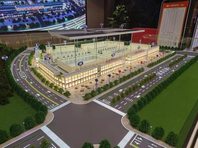 China Logistics Distribution Center Scale Model Factory 1:200 Architecture Model for sale