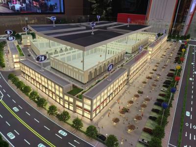 China Logistics Distribution Center Scale Model Factory 1:200 Architecture Model for sale
