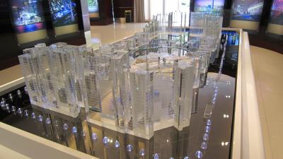 China Transparent Architectural Scale Model Multi Building Scale Model For Real Estate for sale