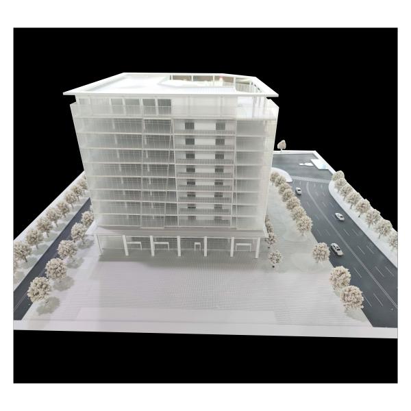 Quality Office Building Models Architectural 1:150 With Glass Facade And Urban for sale