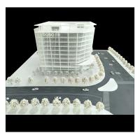 Quality Office Building Models Architectural 1:150 With Glass Facade And Urban for sale