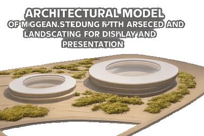China Architectural Model of Modern Stadiums with Detailed Landscaping for Display and Presentation for sale