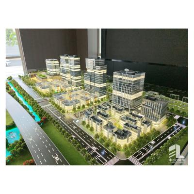 Cina Modello architettonico in scala personalizzato per l'esposizione di pianificazione urbana con luci LED e tecnologia 3D in vendita