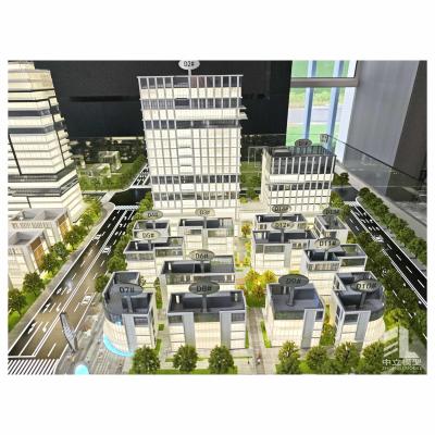 Cina Modello architettonico in scala personalizzato per l'esposizione di pianificazione urbana con luci LED e tecnologia 3D in vendita