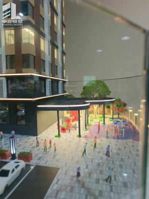 China Modelo em escala arquitetônica detalhado de edifício residencial para visualização arquitetônica profissional à venda