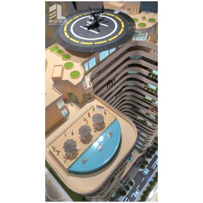 China Modelo arquitetônico de alta qualidade Artesanato requintado Display realista para comercialização e coleção à venda