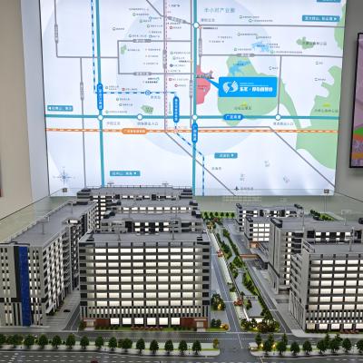 Cina Modello di Parco Industriale - Esposizione Architettonica di Alta Precisione per la Pianificazione della Zona Industriale in vendita