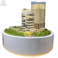 China High Rise Architectural Scale Model with Realistic Lighting for Office Complex Design Display for sale