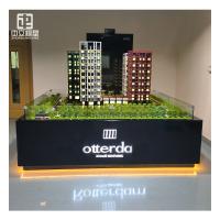 Quality Custom 1:250 Scale High-End Apartment Architectural Model with LED Lighting for for sale
