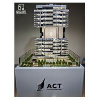 China Custom Modern Office Building Architectural Scale Model with Elevator Lift and LED Lighting for sale