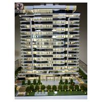 China Custom Modern Office Building Architectural Scale Model with Elevator Lift and LED Lighting for sale