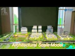 Customized Architectural Scale Model for Urban Planning Exhibition with LED Lights Used 3 D Technology