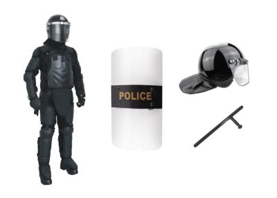 China Equipamento protetor do controle de motim da polícia da engrenagem do motim durável com proteção do cotovelo à venda