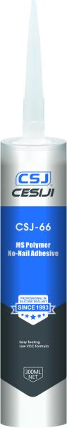 Quality CSJ-66 RTV MS Polymer No More Nails Adhesive Shelf Life 9 Months for sale