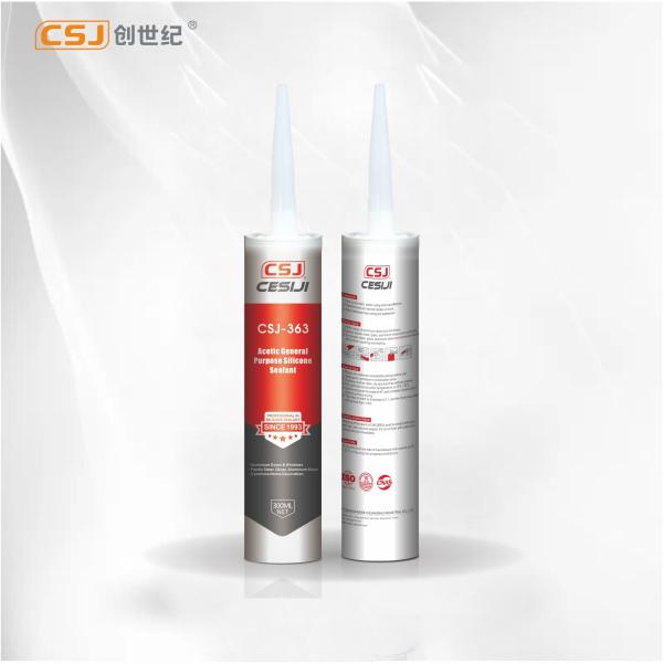 Quality General Purpose Acetic Silicone Sealant Fast Curing For Glass Adhesion for sale